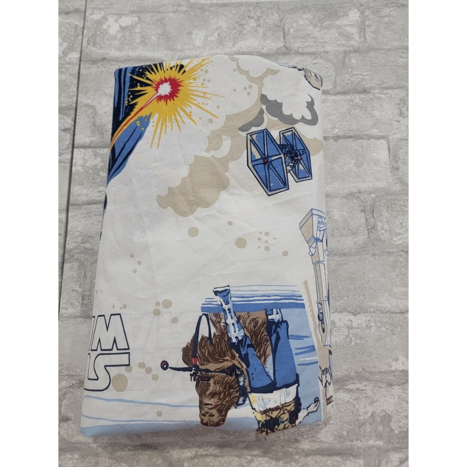 Pottery Barn Kids Star Wars FULL Sheet FLAT Boba Fett Darth Vader ...