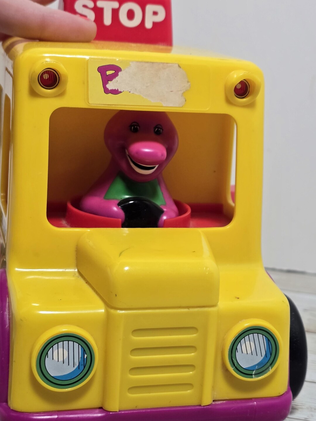 Lyons Group Vintage 1994 Barney School Bus Rolling Toy - Etsy