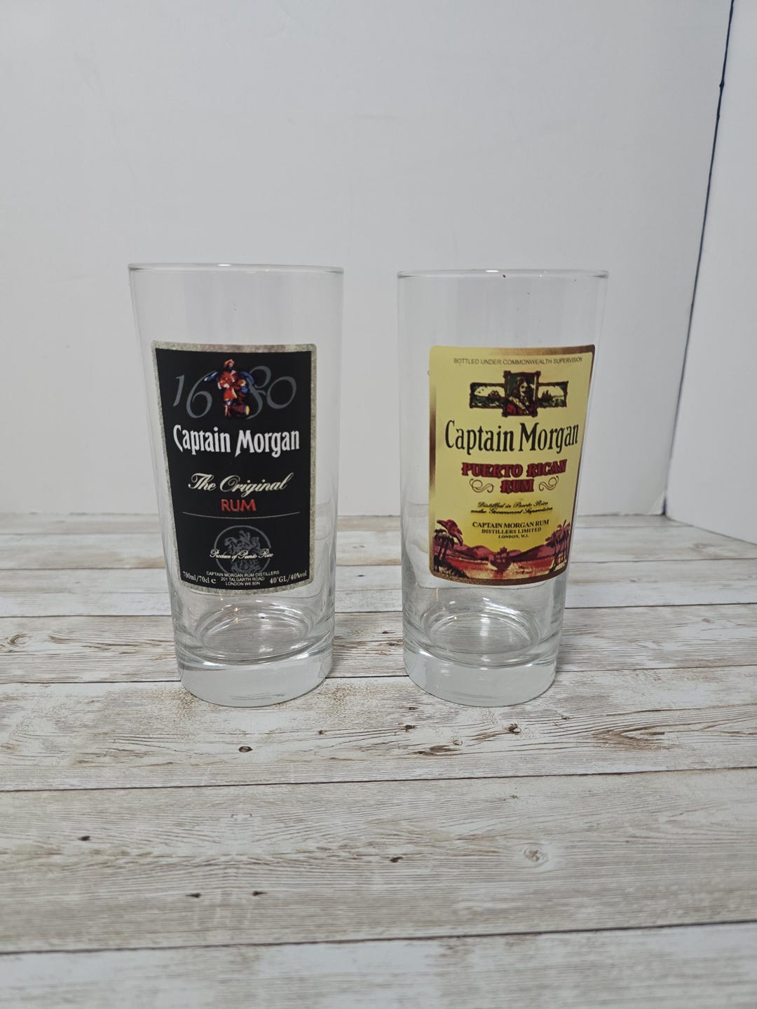 Captain Morgan Official Crew Gear Rum Glasses, Set of 2, 15 Ounce - Etsy