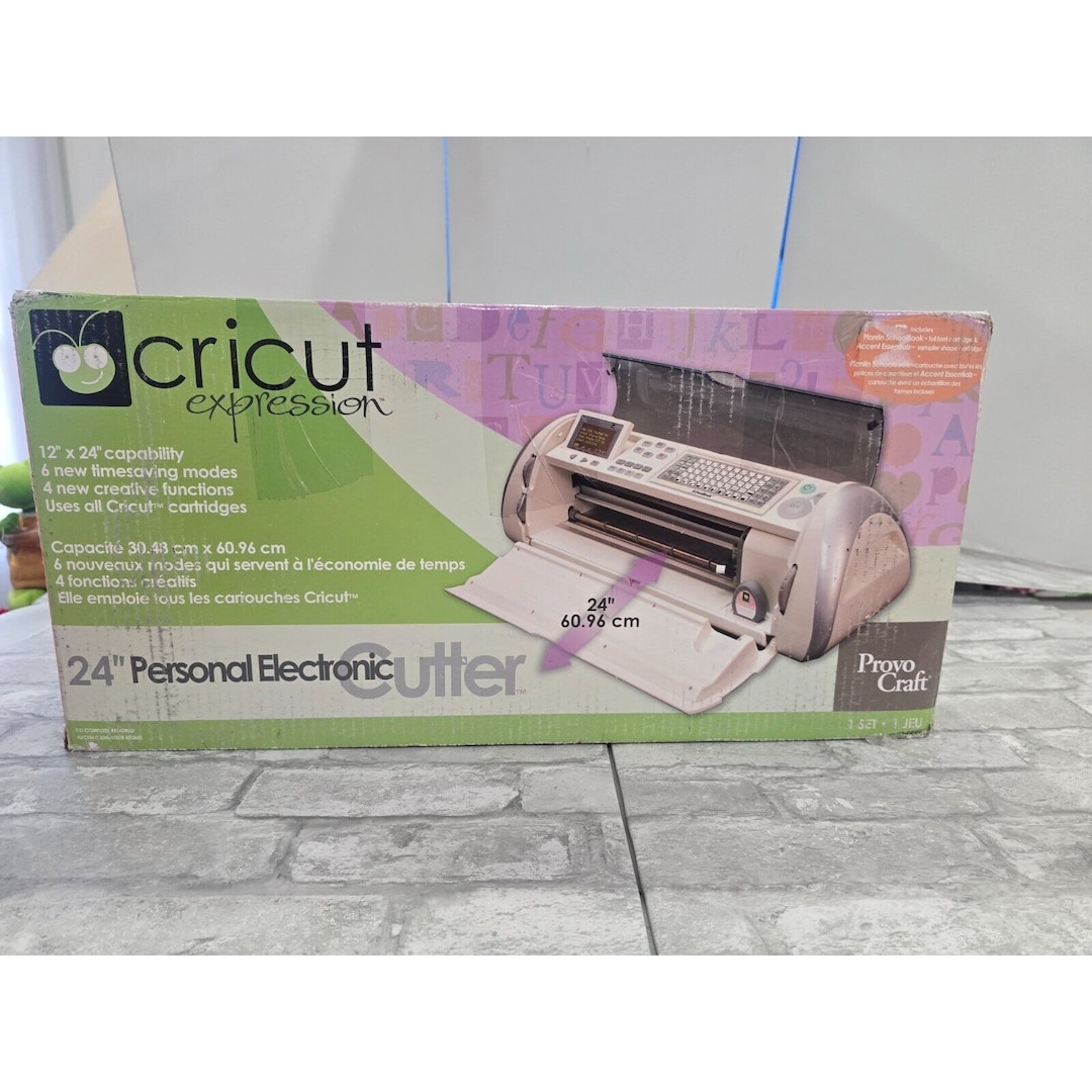Cricut Expression Provo Craft 24 Electronic Cutter Machine W/ Box ...