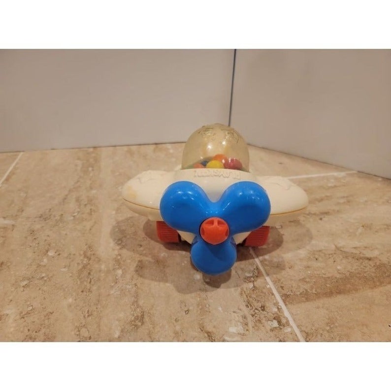 Vintage 1988 Playskool Airplane Balls Pop When Pushed & Propeller ...