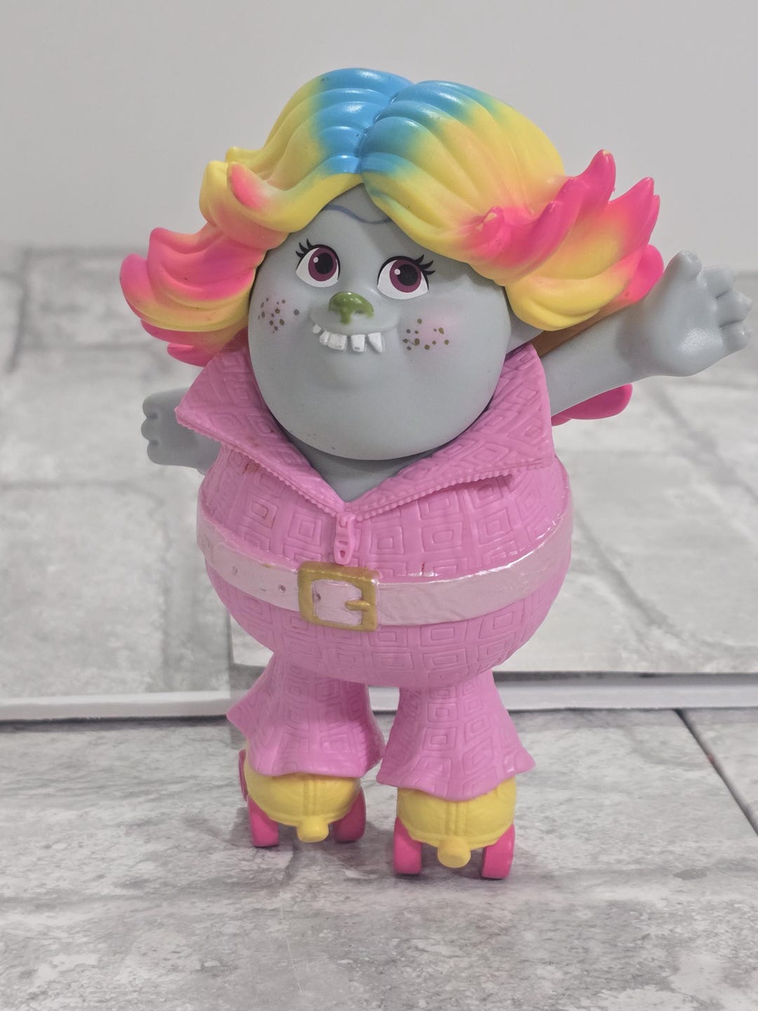 Trolls Movie Bridget Girl Doll Roller Skates Action Figure / Vintage ...