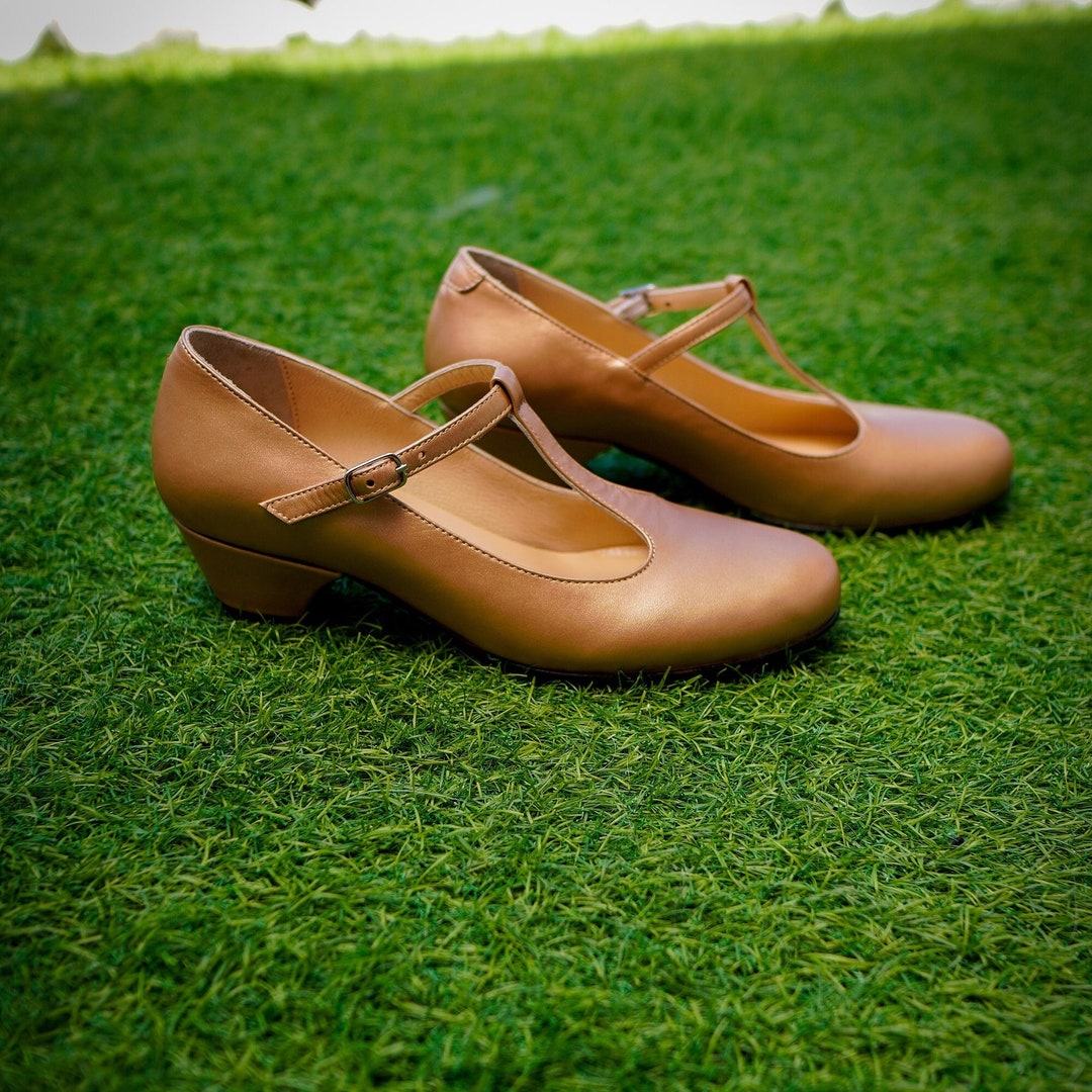 Vintage Inspired Womens Shoes, Genuine Leather Shoes, Mary Jane Shoes ...