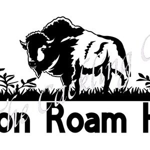 Buffalo Bison Mailbox Address Decal Set of 2 - Etsy