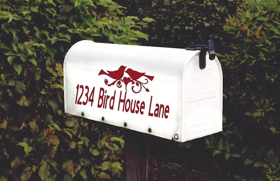 Bird Mailbox Decal Set of 2 V2 - Etsy