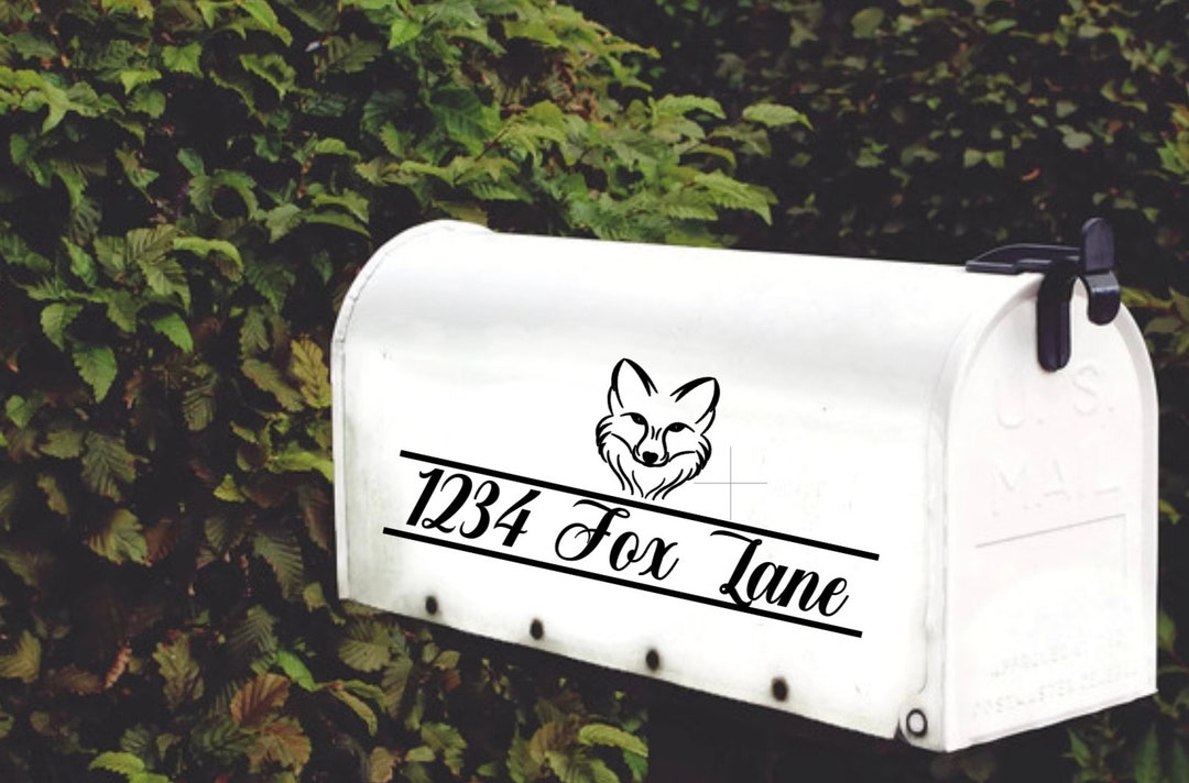 Fox Mailbox V2 Decal Outdoor Decor Set of 2 - Etsy