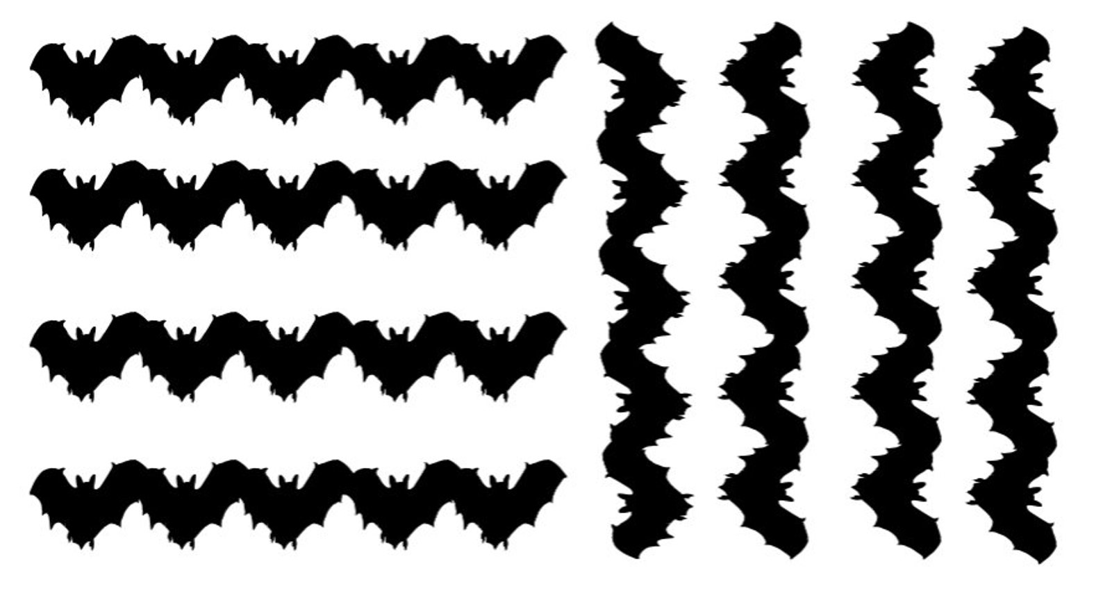 Bat Vinyl Strip for Your DIY Projects for Goth Decor or - Etsy