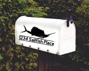 Mailbox Decal 8 Custom Personalized Vinyl Mailbox Decal SET OF 2 16 ...