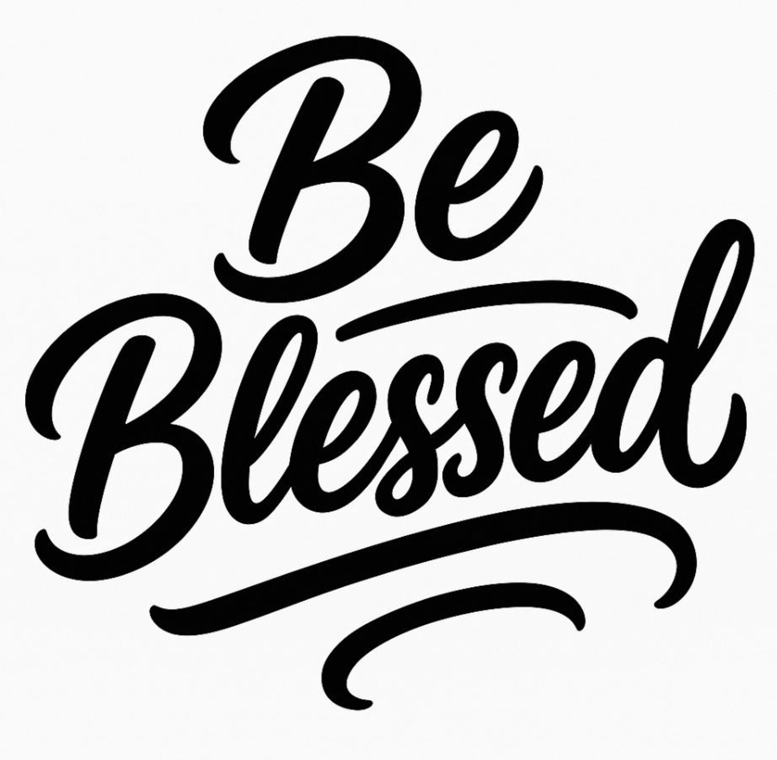 Be Blessed Vinyl Decal Modern Font Perfect for Cars, Laptops, Mugs and ...