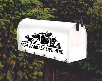 Farm Mailbox Decal - Etsy
