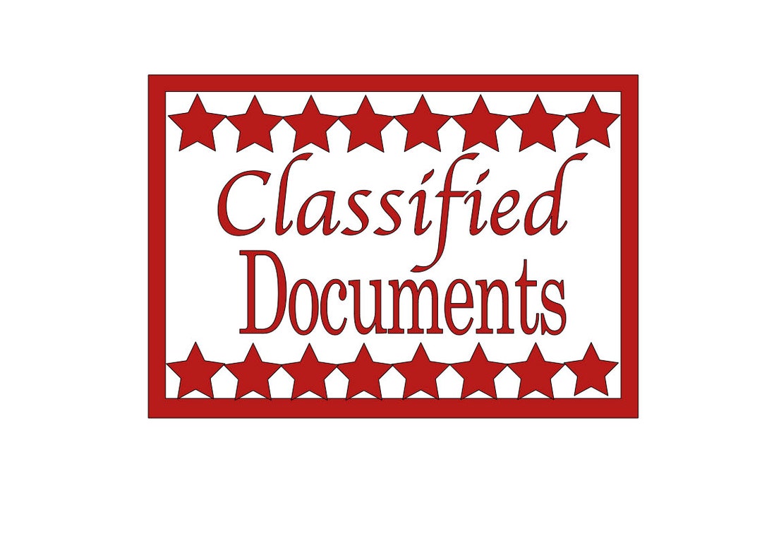 Classified Documents Decal - Etsy