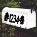 Deer Mailbox Decal Man Cave Address Decal Set of 2 - Etsy