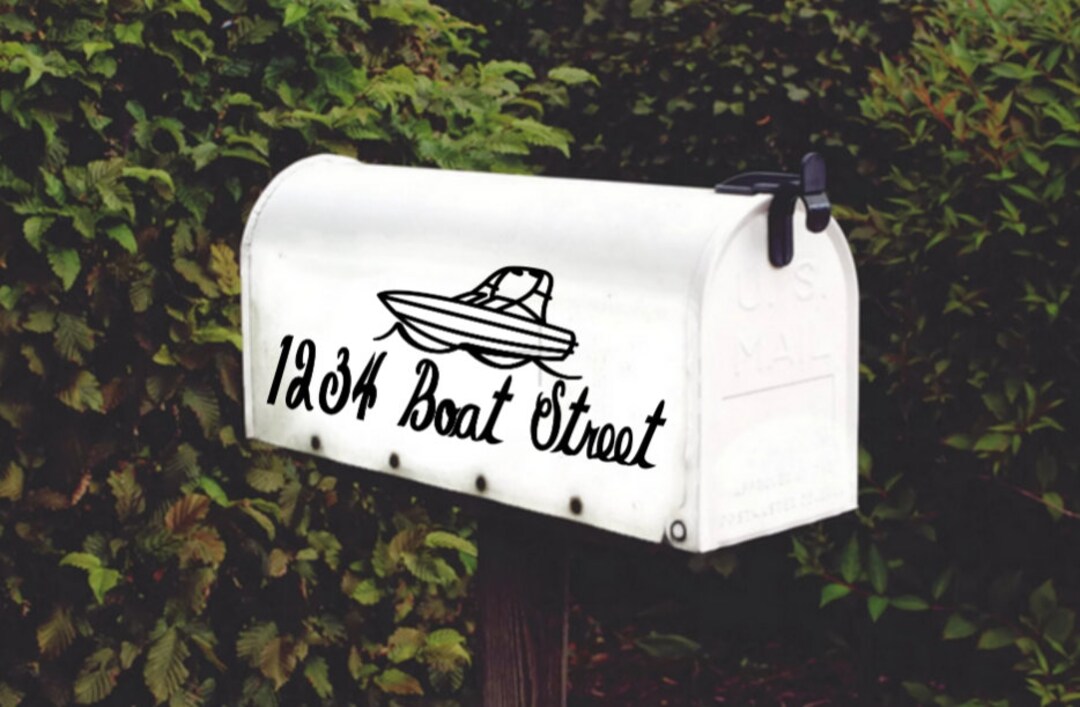 Boat 2 Mailbox Decal Set of 2 - Etsy