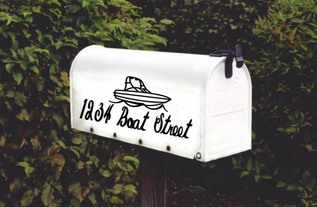 Boat Mailbox Decal Set of 2 - Etsy