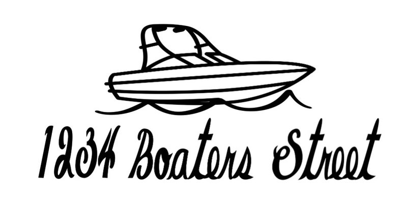 Boat Mailbox Decal Set of 2 - Etsy