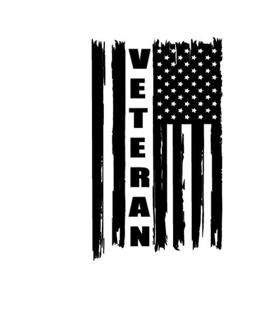 Veteran Flag Vinyl Mailbox Address Decal Set of 2 - Etsy