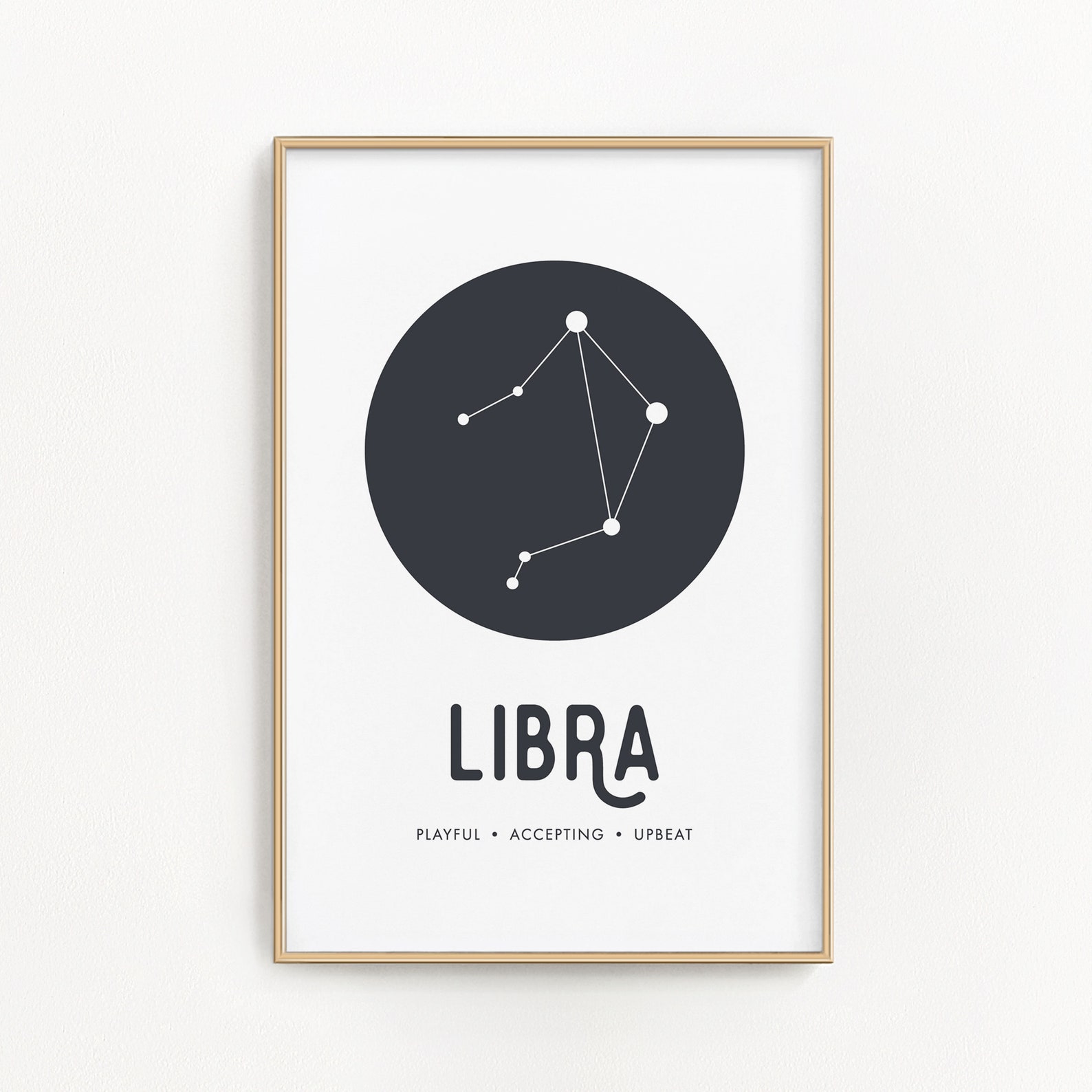 Libra - PRINTABLE WALL ART - Instant Digital Download, Libra Zodiac ...