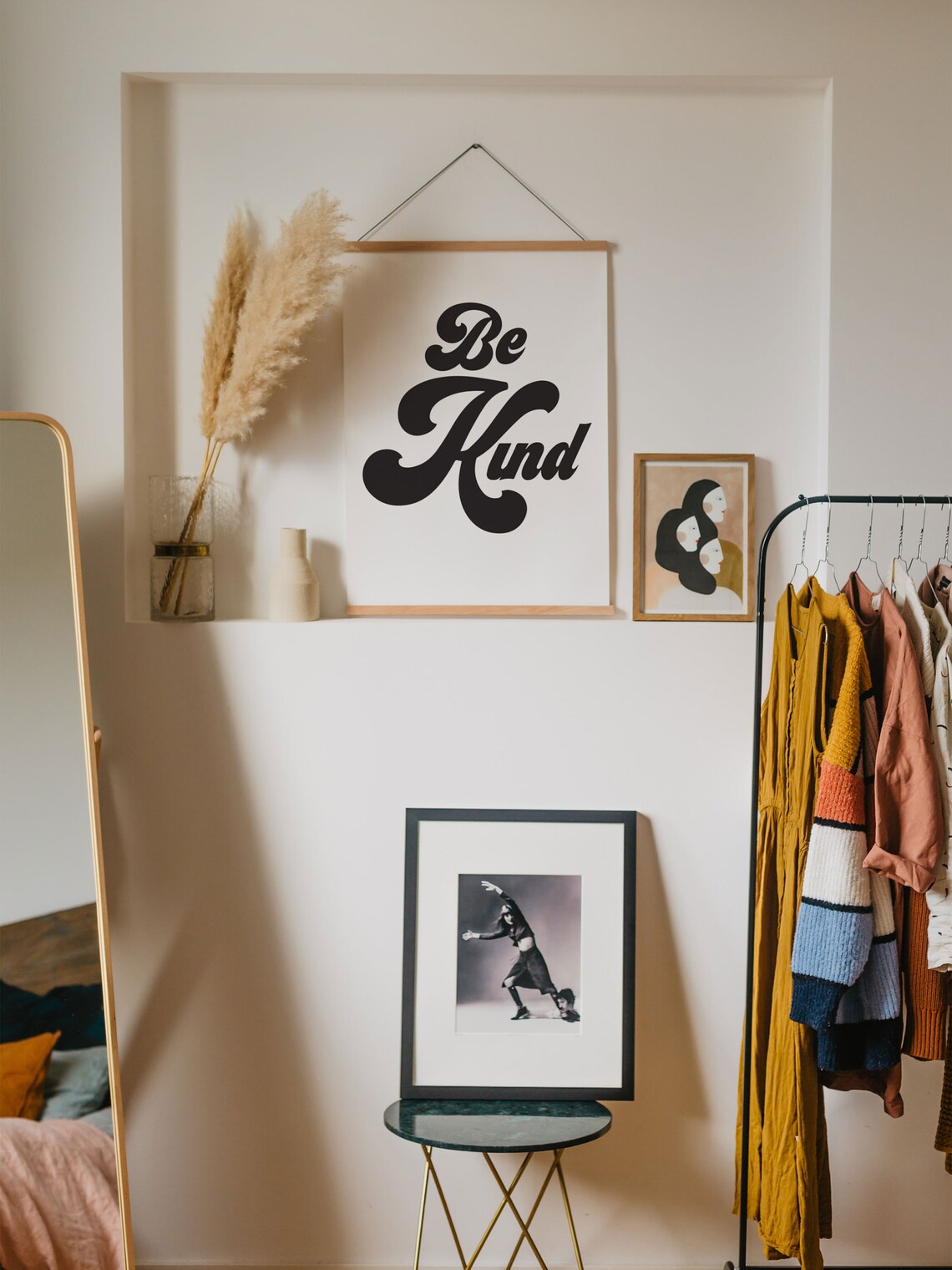 Be Kind PRINTABLE WALL ART Living Room Decor Digital - Etsy