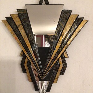 Handcrafted Decorative Art Deco Mirror Home Decor - Etsy