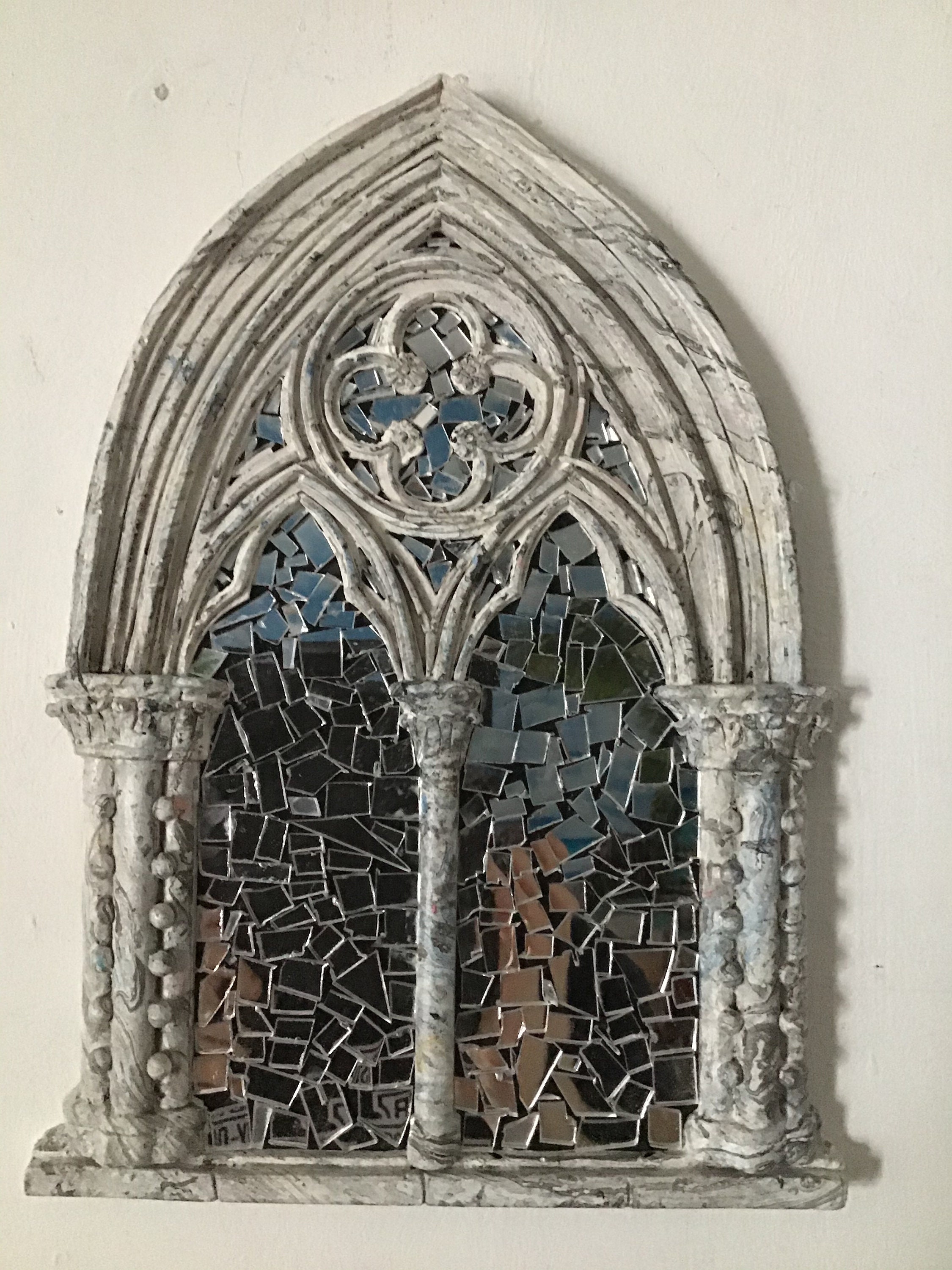 Gothic Arch Mirror Handcrafted Picture Art U.K Artist Design Art - Etsy