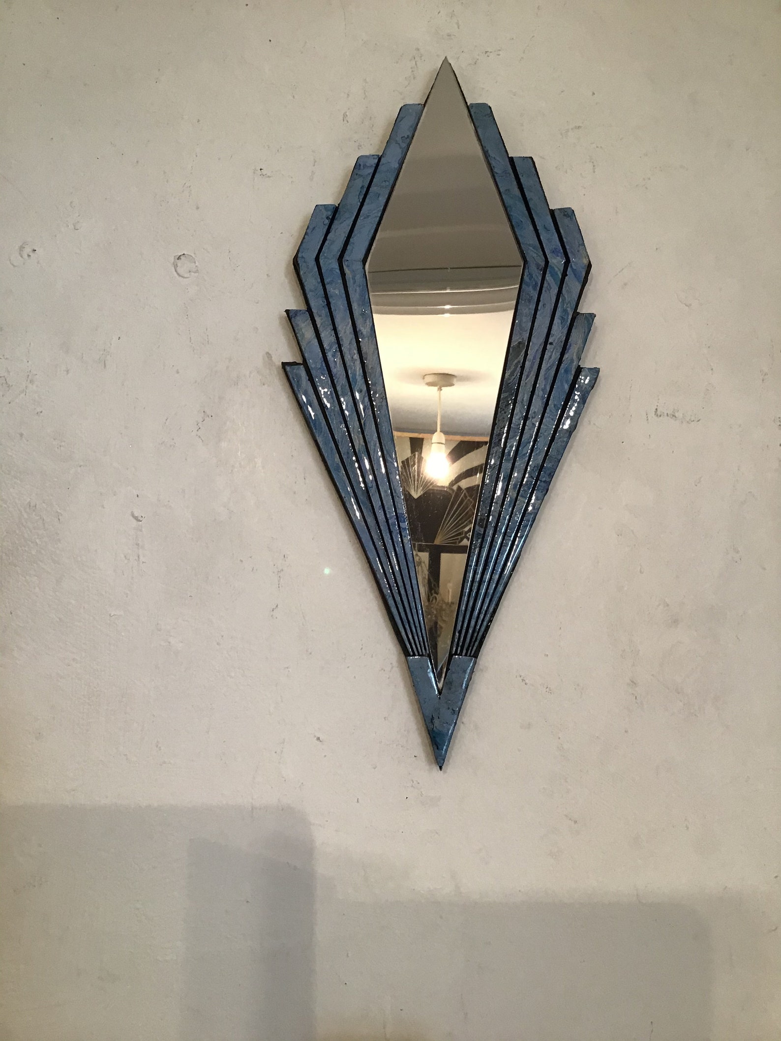 Classic Art Deco Decorative Mirror - Etsy UK