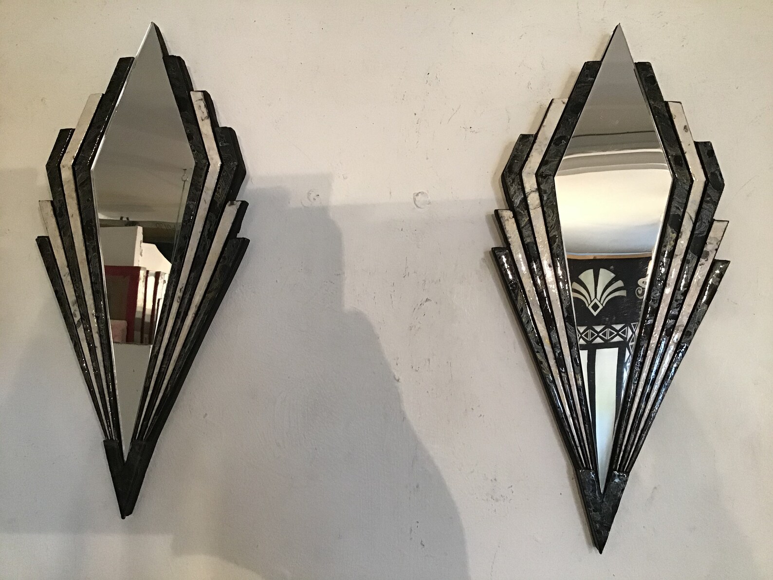 Pair of Stylish Mirrors Classic Design - Etsy