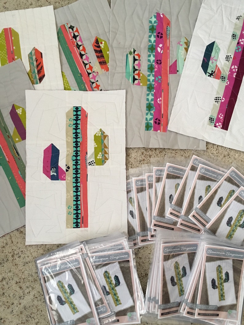 Sonoran Saguaro Quilt Pattern (printed Copy) - Etsy