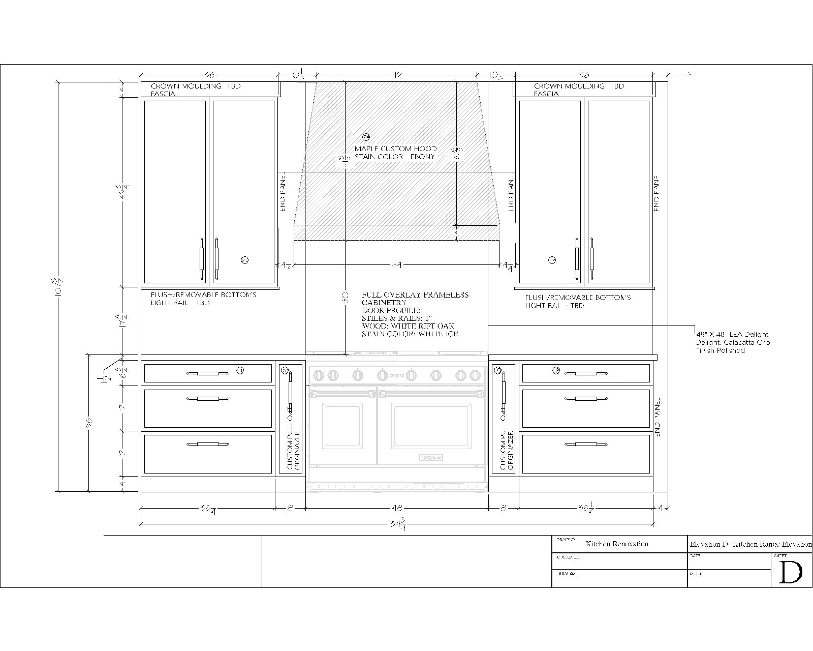 Autocad Full Kitchen/dining Design Package Completed and - Etsy
