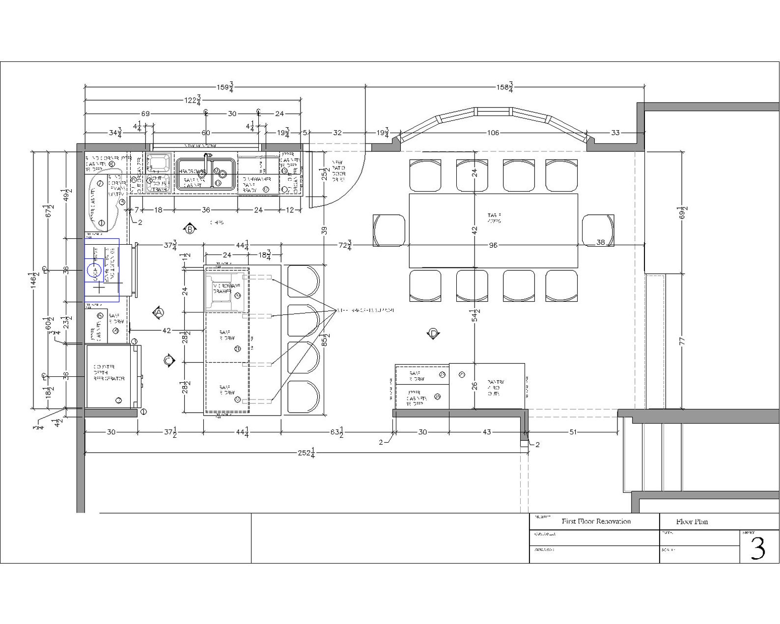 DWG Autocad 2D Kitchen Design, Kitchen Cabinetry Elevations - Etsy
