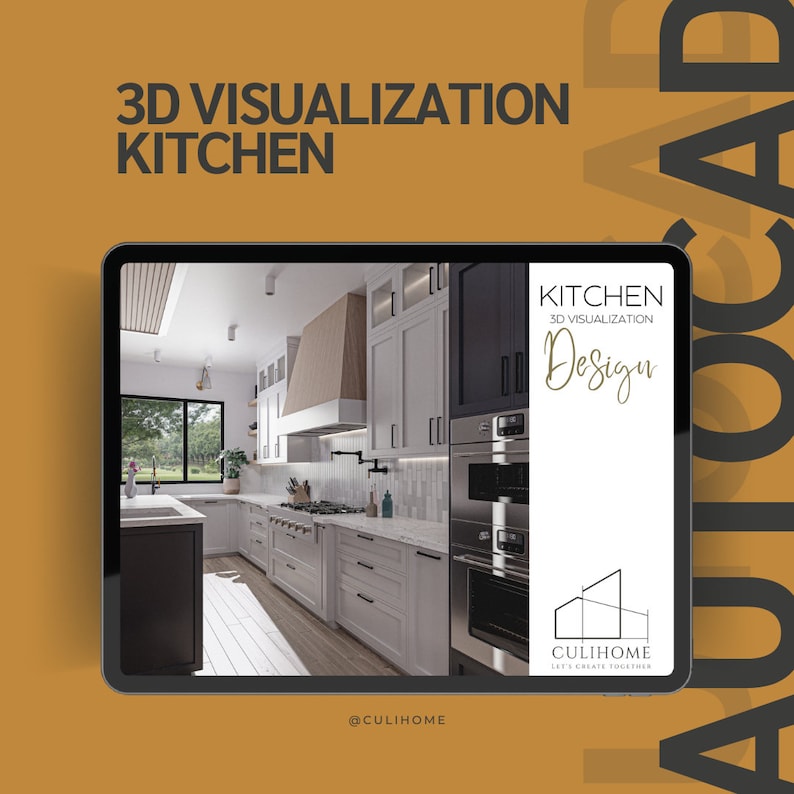 3D Online Visualization I Kitchen Design I Realistic Visualization - Etsy