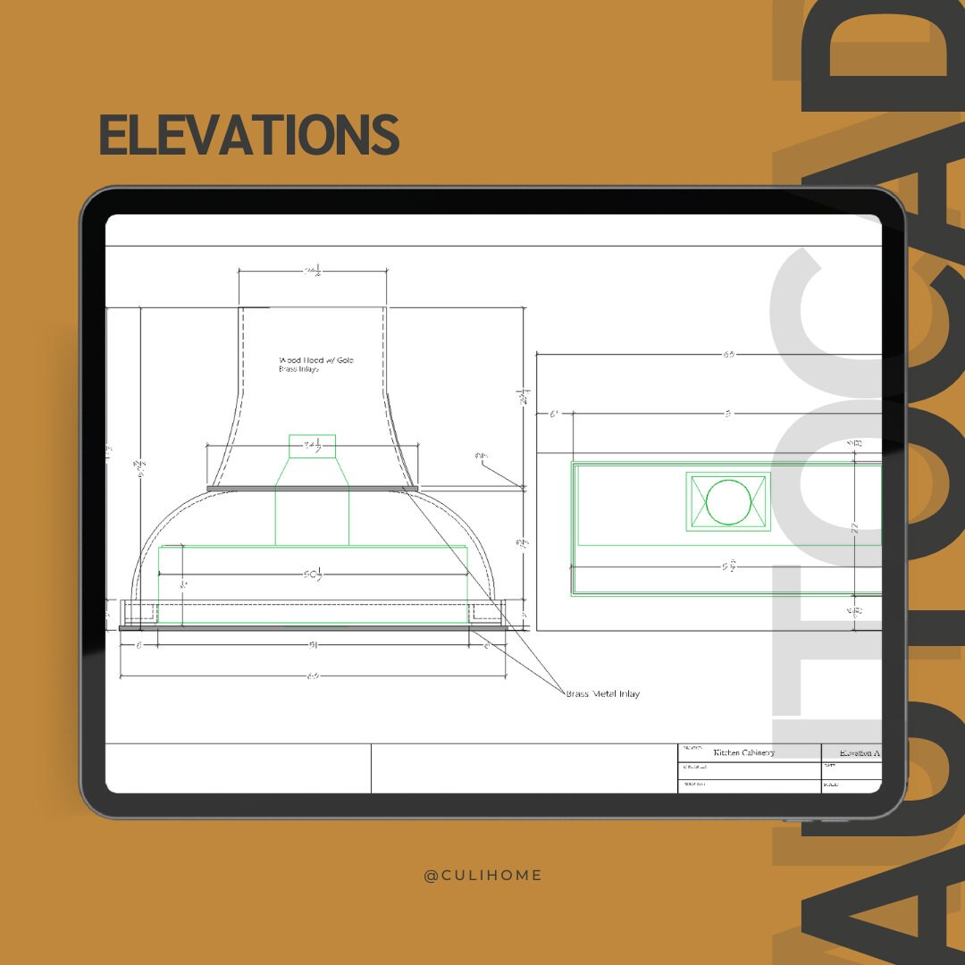 Autocad Full Kitchen/dining Design Package - Completed and Detailed ...