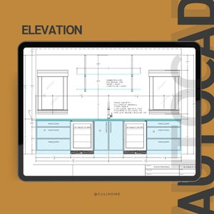 Autocad Full Kitchen/dining Design Package - Completed and Detailed ...