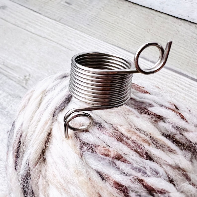 Stainless Steel Tension Ring, Knitting Thimble - Etsy
