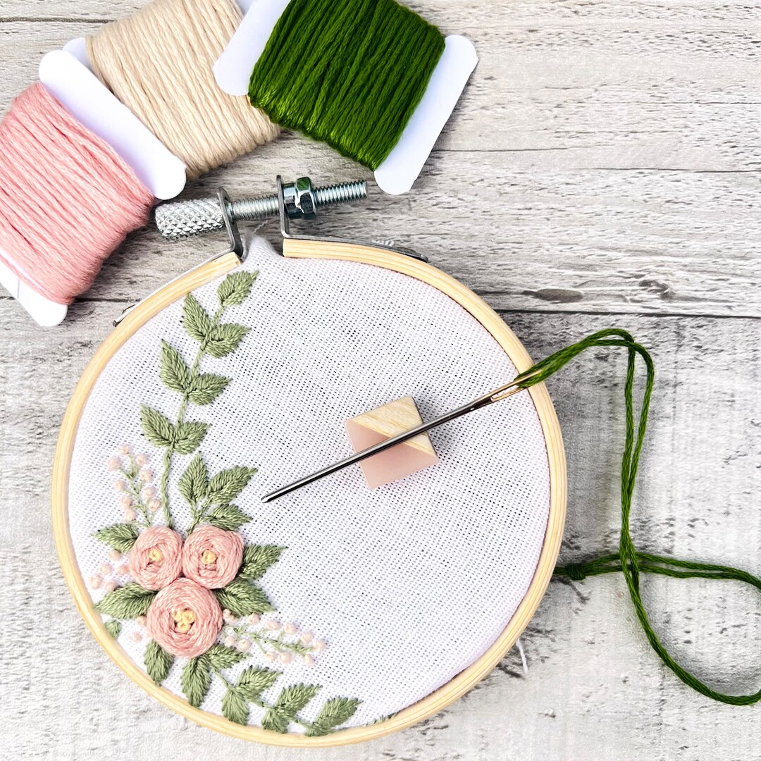 Wood & Resin Needle Minder Magnetic for Cross Stitch, Embroidery ...