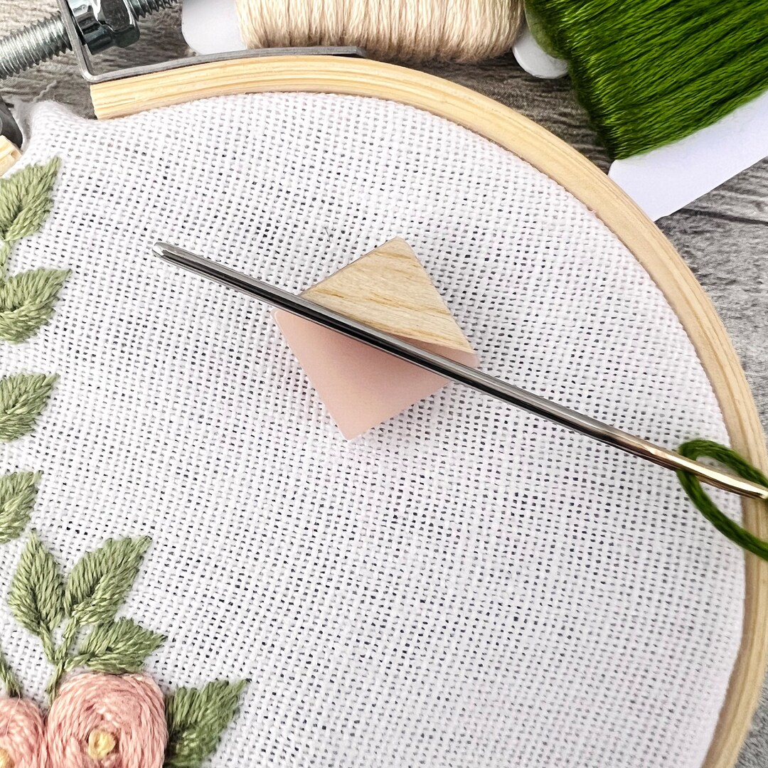 Wood & Resin Needle Minder Magnetic for Cross Stitch, Embroidery ...