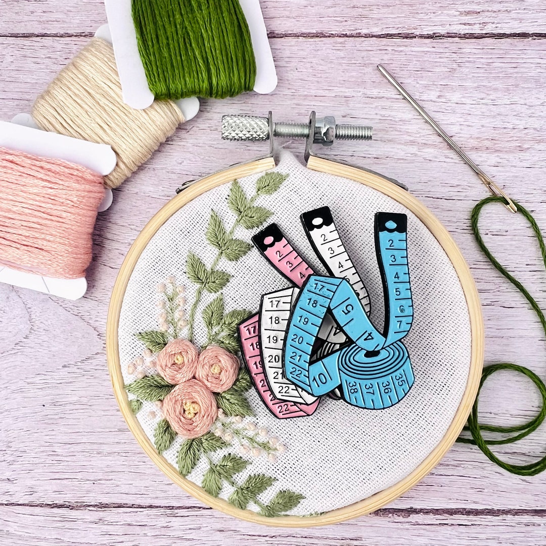 Tape Measure Needle Minder Magnetic for Cross Stitch, Embroidery ...