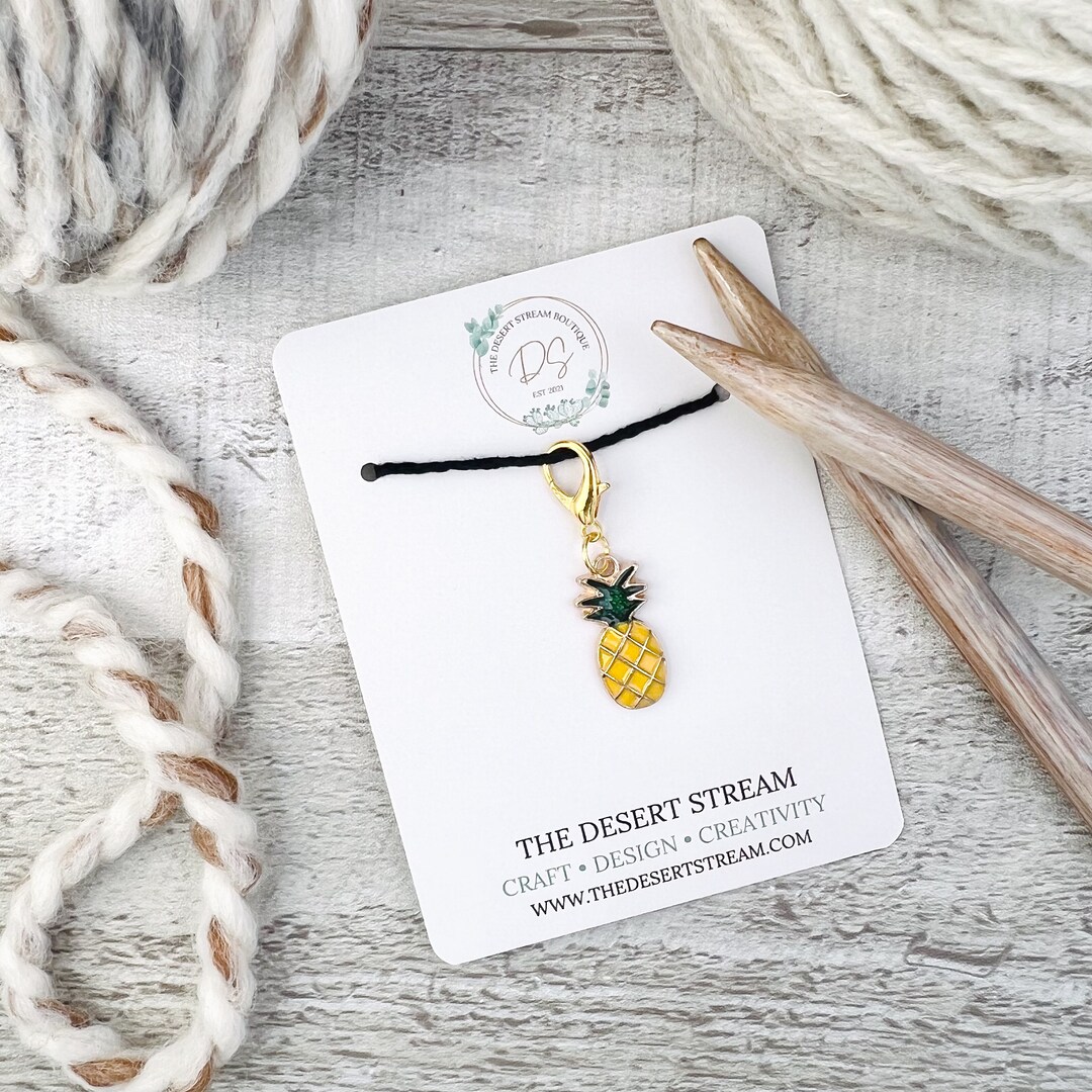 Pineapple Stitch Marker, Knitting Notions, Snag Free Stitch Marker ...