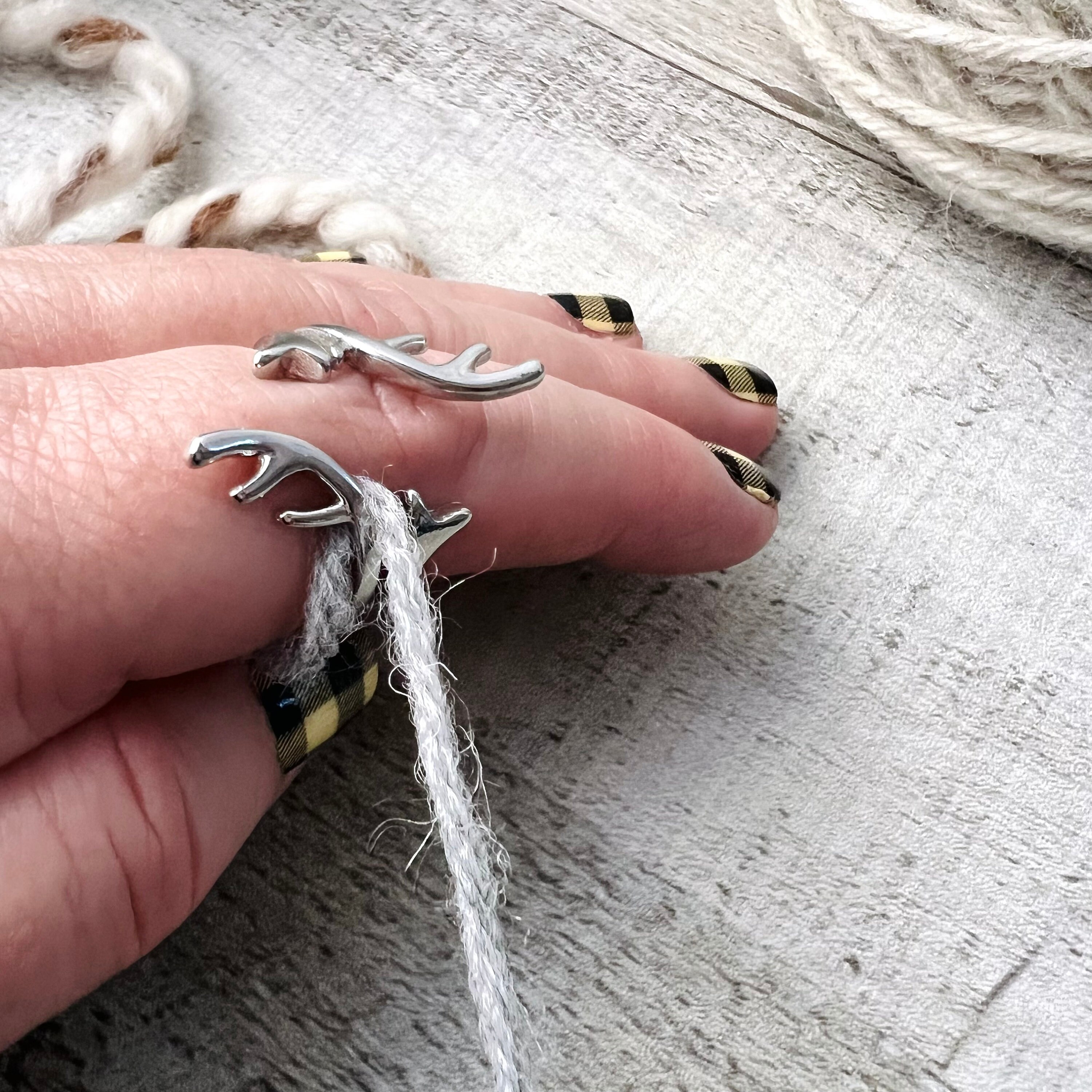 Antlers Tension Ring Adjustable for Knitting or Crochet - Etsy