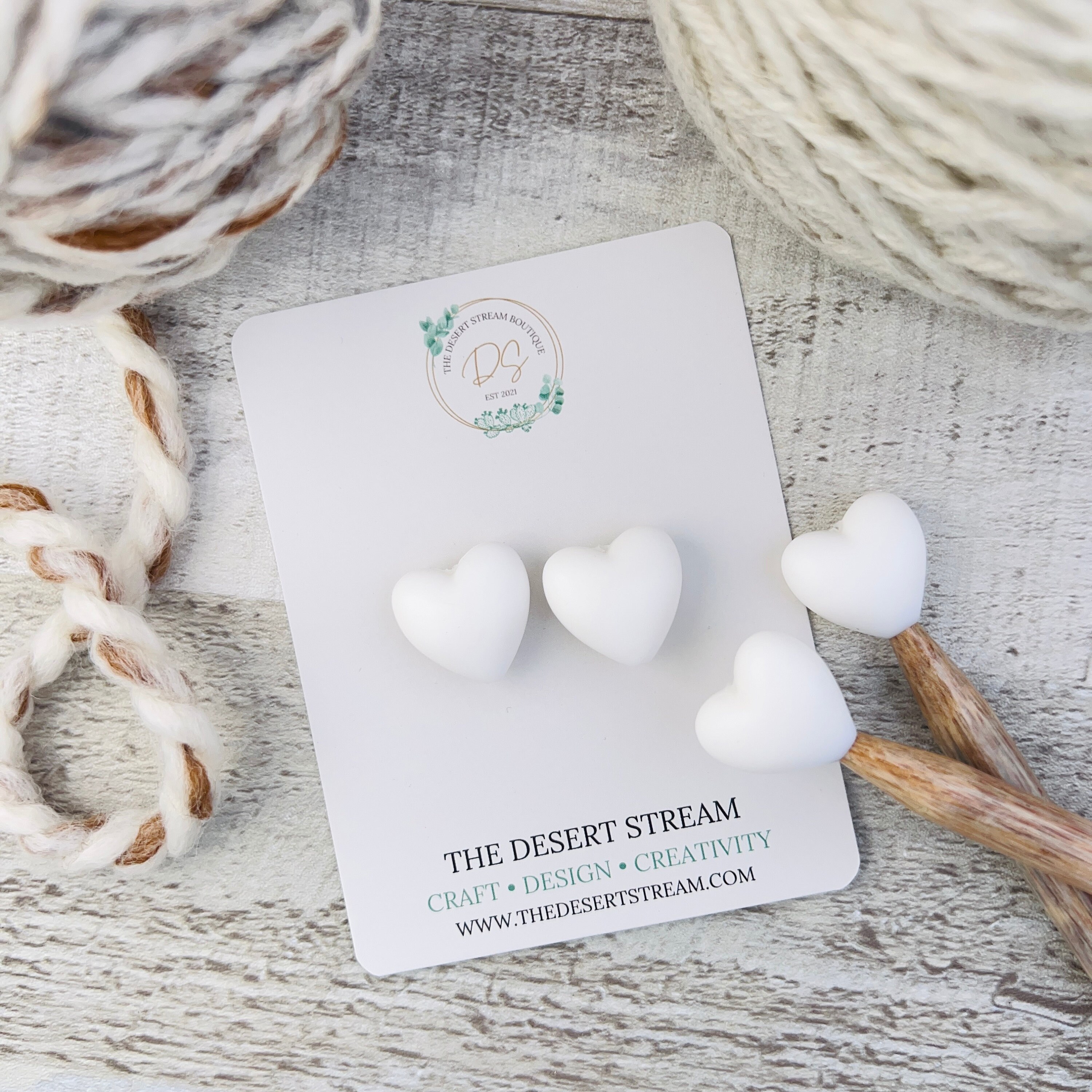 Heart Stitch Stoppers, Knitting Needle Point Protectors, Knitting ...