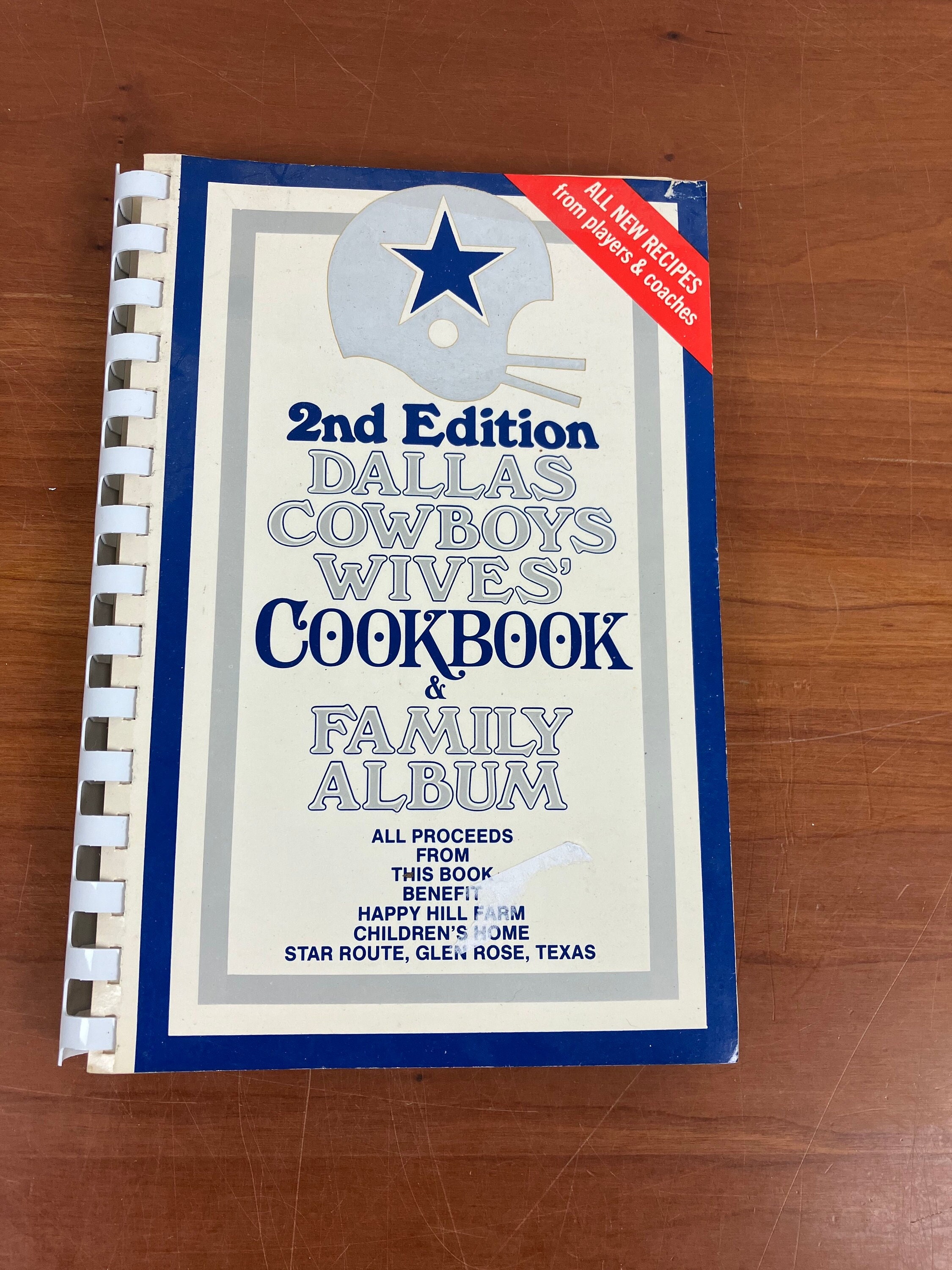 1980 Dallas Cowboys Wives' Cookbook & Family Album - Etsy