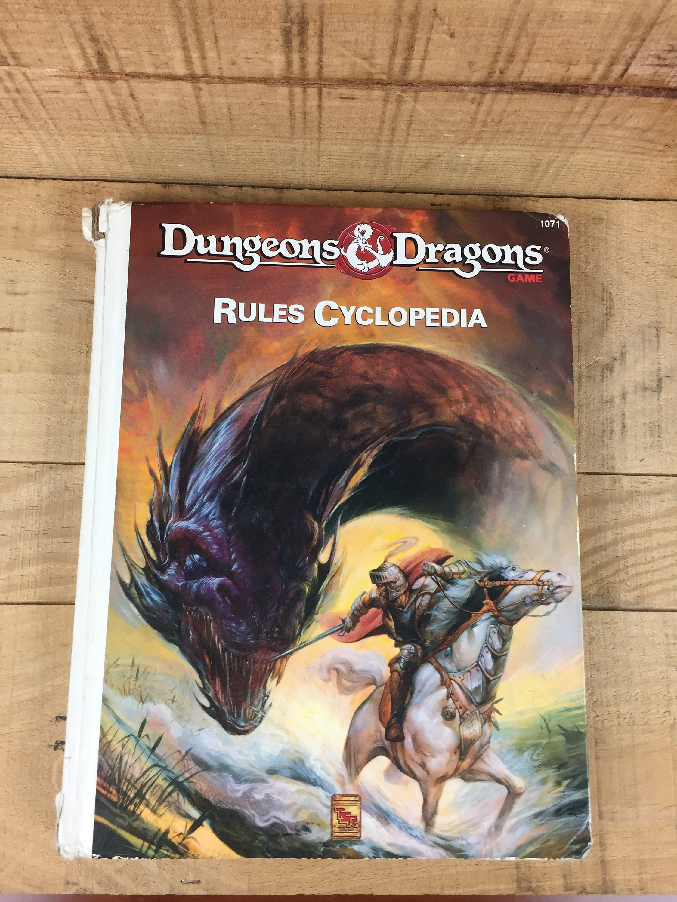Rare Dungeons & Dragons Rules Cyclopedia Vintage 1991 - Etsy