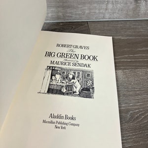 The Big Green Book by Robert Graves, Illustrated by Maurice Sendak ...