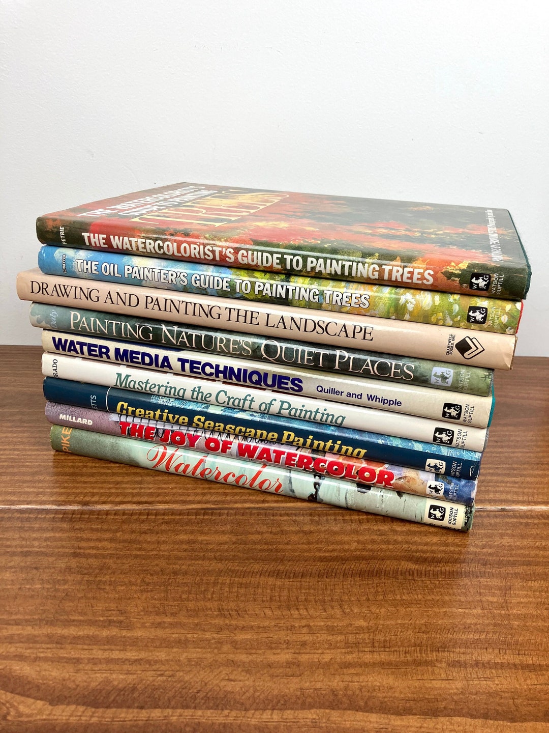 Painting Book Collection - How to Watercolor, Trees, Nature, Landscape ...