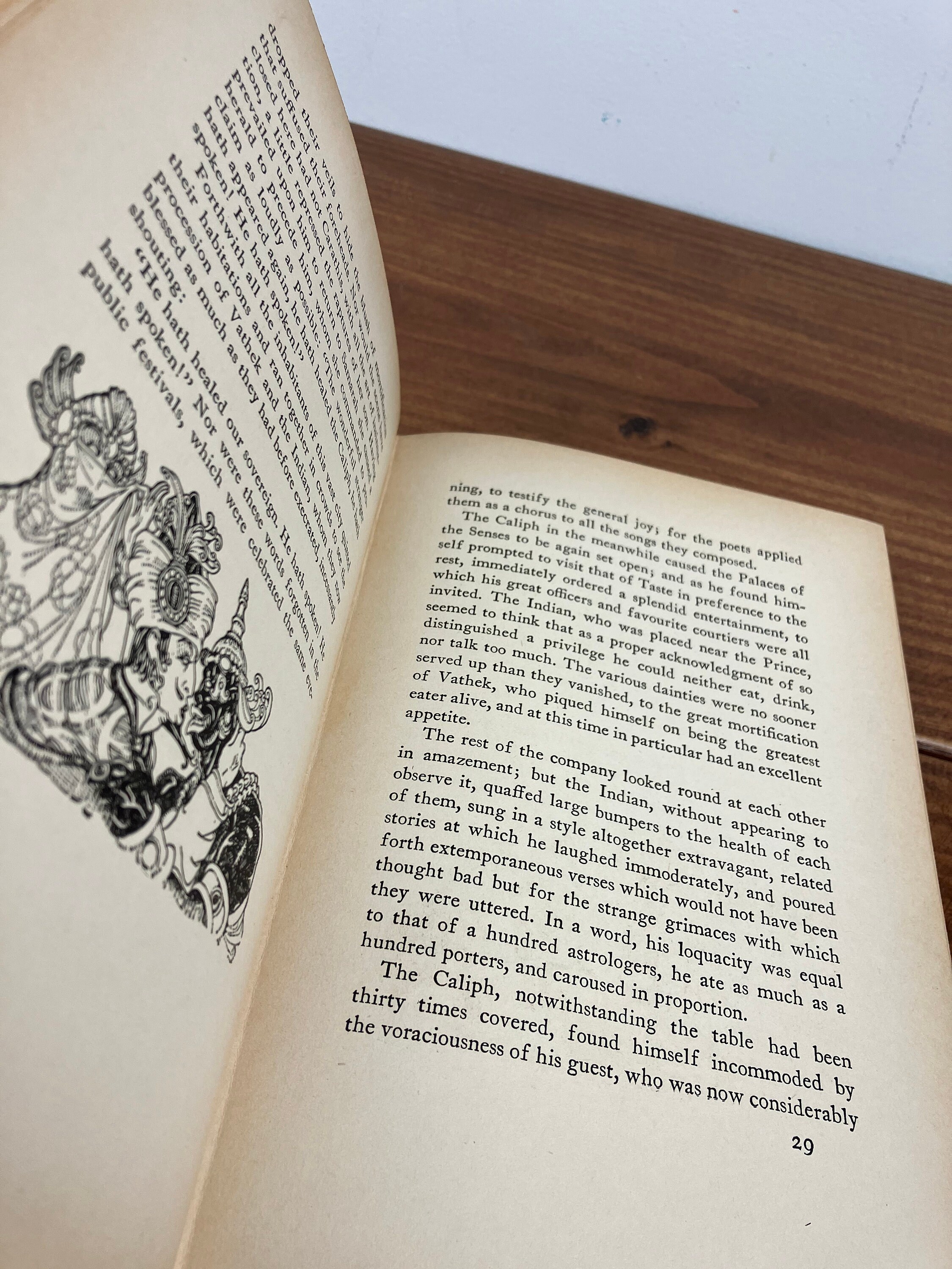 Vathek by William Beckford - Illustrated by Mahlon Blaine, Vintage 1928 ...