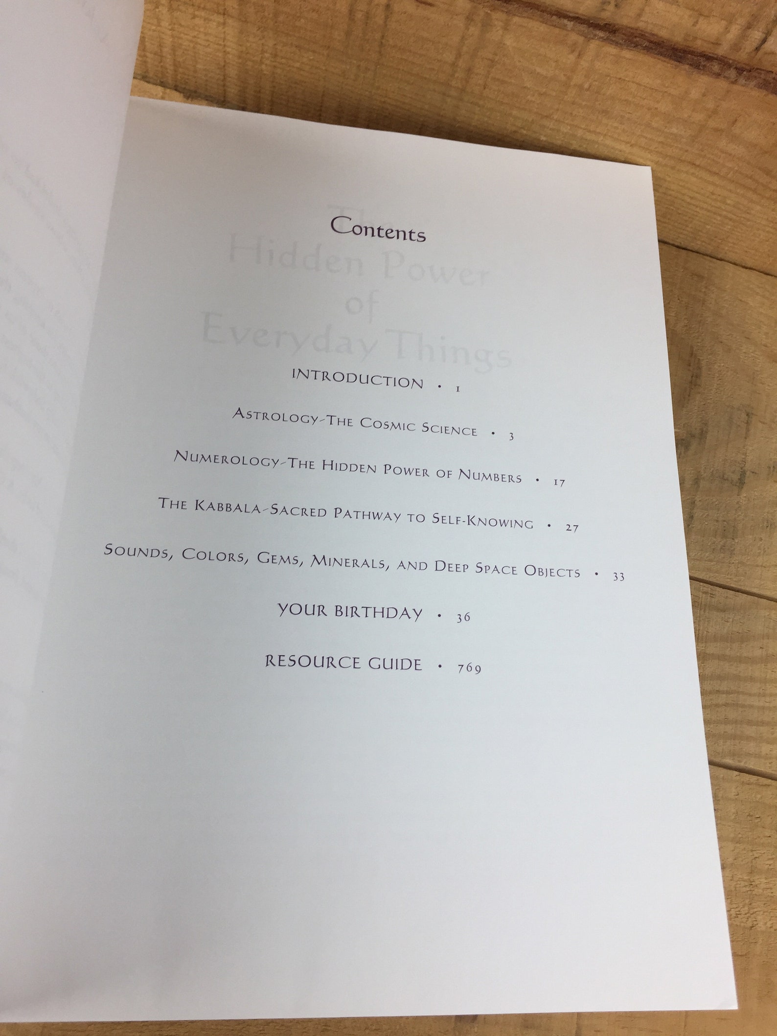 Hidden Power of Everyday Things - Complete Personology Guide to Your ...