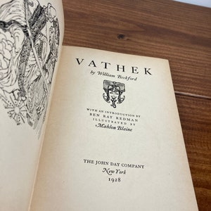 Vathek by William Beckford - Illustrated by Mahlon Blaine, Vintage 1928 ...