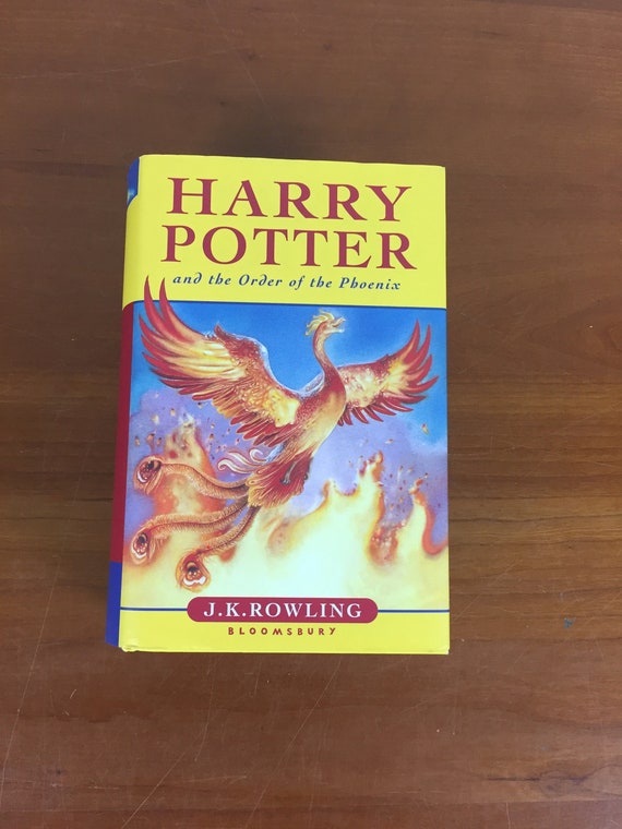 Harry Potter and the Order of the Phoenix by J.K. Rowling | Etsy