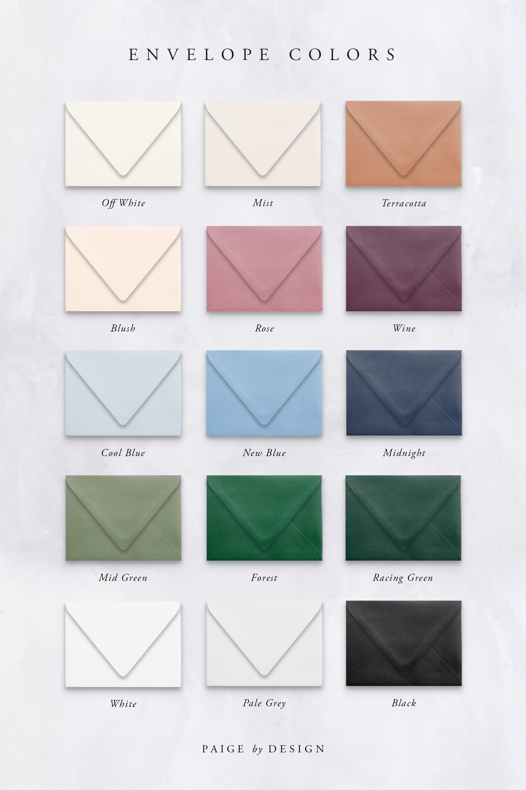 Fine Art Envelope Liners & A7 Envelopes. Printed Envelope Liners for ...