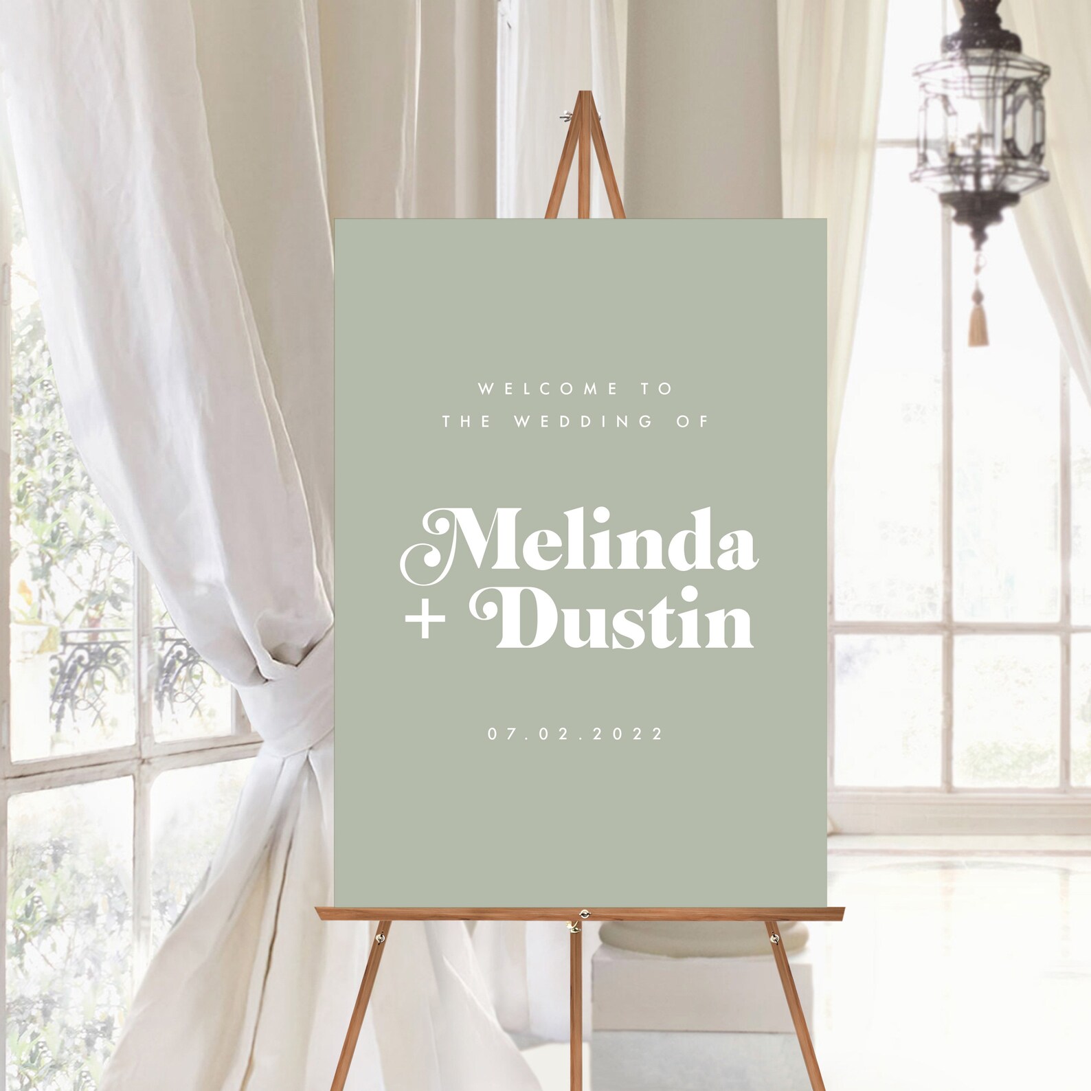 Neutral Boho Wedding Welcome Sign. Simple Wedding Welcome | Etsy