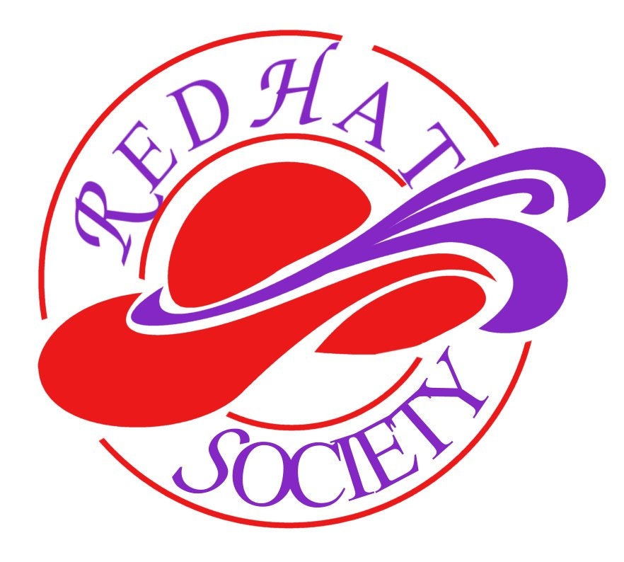 Red Hat Society Digital Scrapbook Kit - Etsy